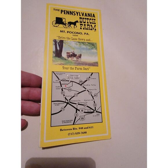 Art | Vintage Brochure Travel Pamphlet Booklet Handout Pennsylvania ...